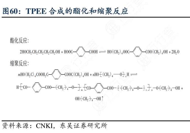 如何了解TPEE合成的酯化和缩聚反应的情况_行行查_行业研究数据库